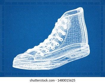 1,113 Shoes Blueprint Images, Stock Photos & Vectors | Shutterstock