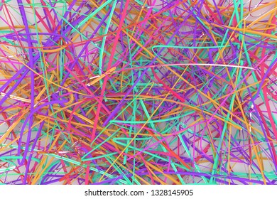 Messy Strings Virtual Backdrop Illustrations Cgi Stock Illustration ...