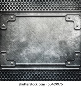 Metal Construction Backgroundbig Template Pack Stock Illustration ...