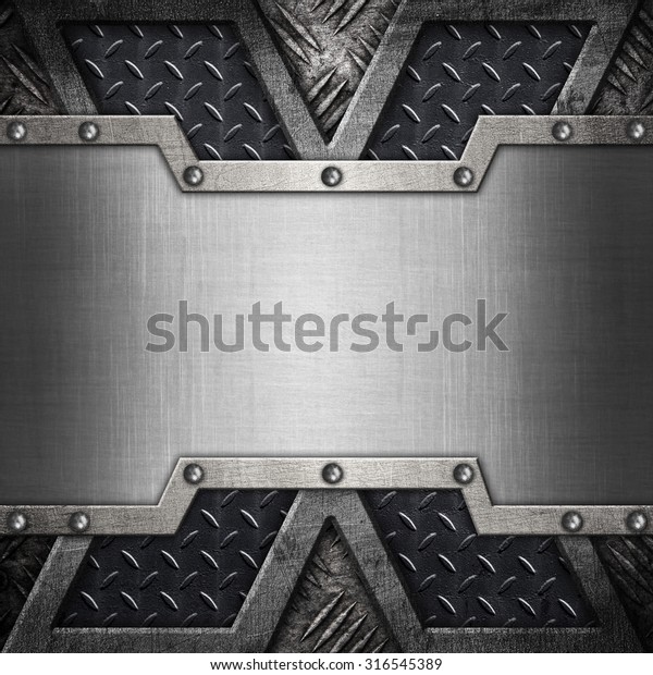 Metal Construction Backgroundbig Template Pack Stock Illustration ...