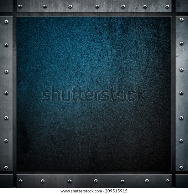 Metal Frame Background Stock Illustration 209515915 | Shutterstock