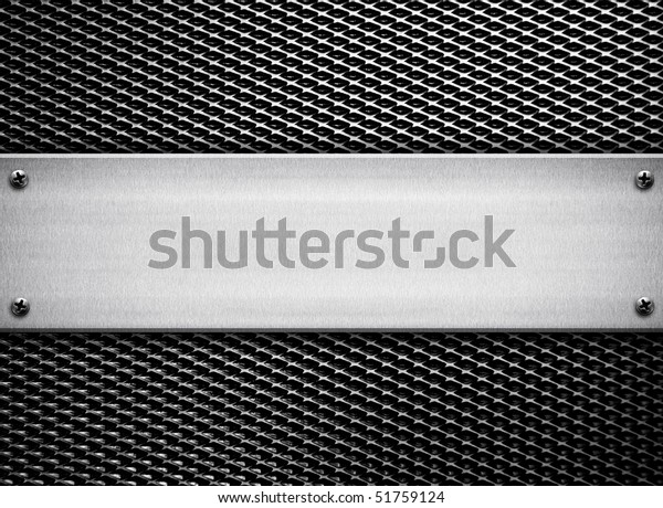 Metal Template Stock Illustration 51759124