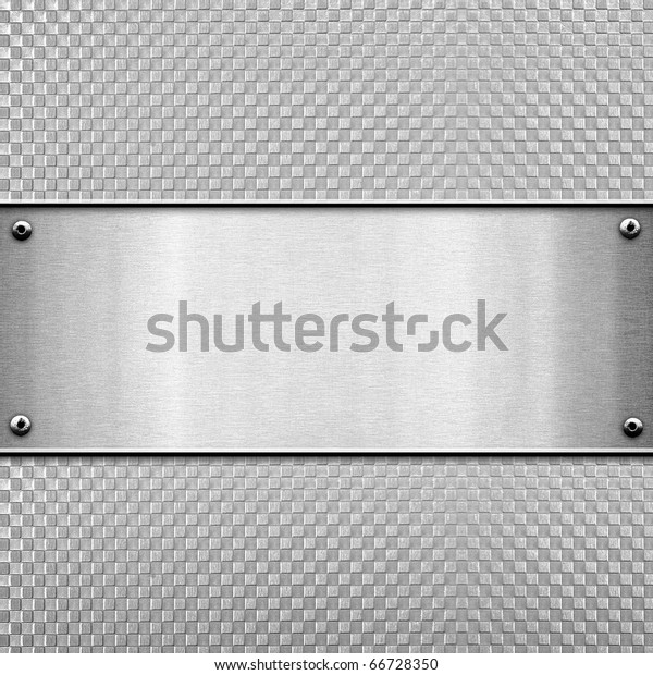 Metal Template Background Stock Illustration 66728350