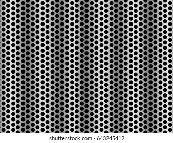 Vector Metallic Silver Cell Background Stock Vector (Royalty Free ...