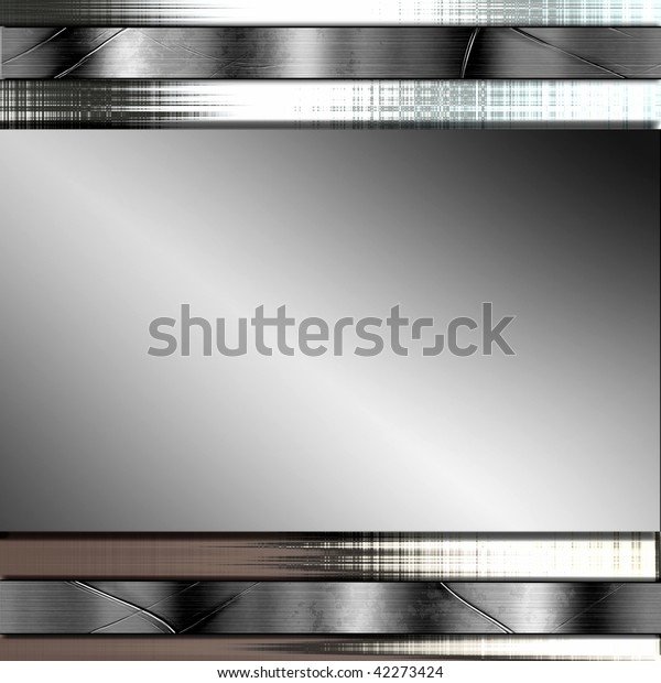 Metal Texture Template Design Stock Illustration 42273424 | Shutterstock
