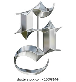 Vector Letter S Metal Gothic Alphabet Stock Vector (Royalty Free ...