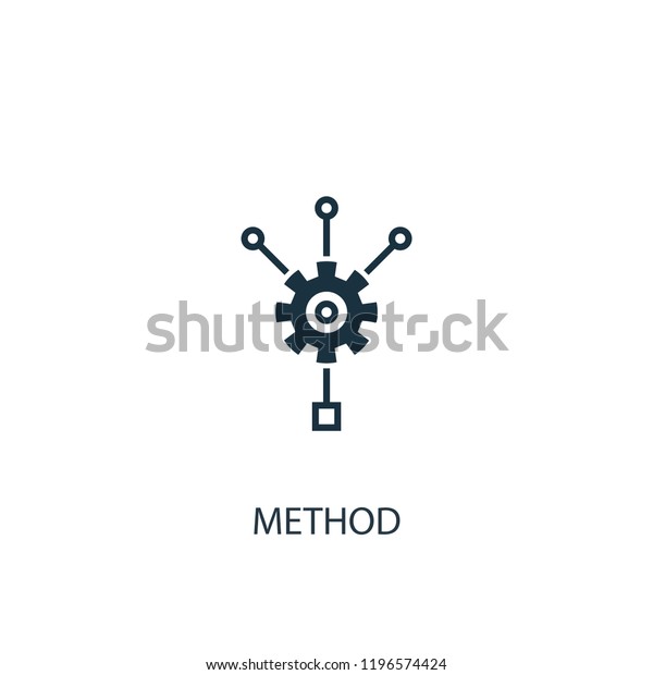 Method Icon Simple Element Illustration Method Stock Illustration ...