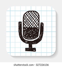 Mic Doodle Stock Illustration 327226136 | Shutterstock