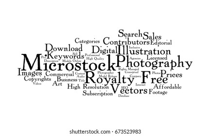 Micro Stock Word Cloud Stock Illustration 673523983 | Shutterstock