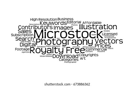 Micro Stock Word Cloud Stock Illustration 673886362 | Shutterstock
