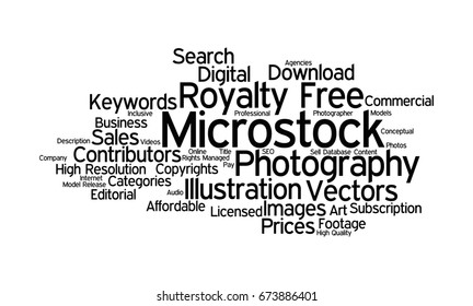 Micro Stock Word Cloud Stock Illustration 673886401 | Shutterstock