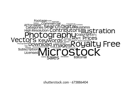 Micro Stock Word Cloud Stock Illustration 673886404 | Shutterstock