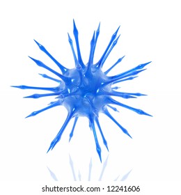 Microbe Isolated Over White Background Stock Illustration 12241606 ...