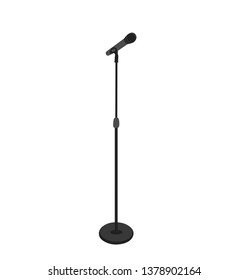 Microphone Mic Standing 스톡 일러스트 1378902164 | Shutterstock