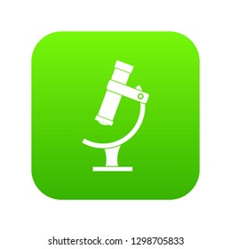 Microscope Icon Digital Green Any Design Stock Illustration 1298705833 ...