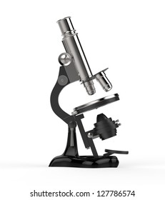 27,974 Black microscope isolated on white Images, Stock Photos ...