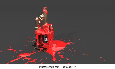 958 Laboratory Microscope Paints Images, Stock Photos & Vectors ...