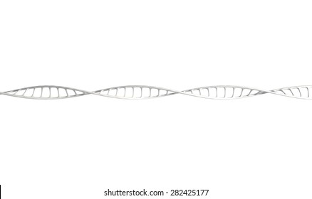 Microscopic View Dna Style Strand Generic Stock Illustration 282425177
