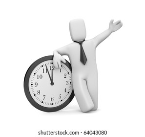 7,710 3d man clock Images, Stock Photos & Vectors | Shutterstock