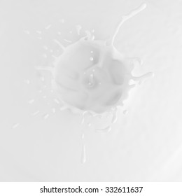 Milk Splashing Out Top View Stock Photo 1157916421 | Shutterstock
