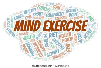 Mind Exercise Word Cloud Stock Illustration 1234081642 | Shutterstock