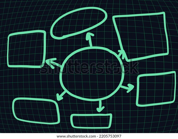 Mind Mapping Map Thank Connecting Stock Illustration 2205753097 | Shutterstock