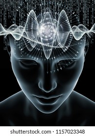 Mind Waves Series Abstract Composition 3d Stock Illustration 1157023348 ...