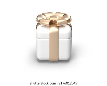 Minimal 3d Gift Box Rendering Luxury Stock Illustration 2176012345 ...