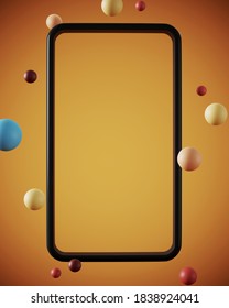 Minimal Creative Background Mobile Application Concept Stock ...