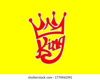 Minimal Simple Initial Based King Logo: ภาพประกอบสต็อก 1774965392 ...