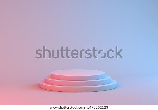Minimalistic showcase with empty space. Design for product presentation ...
