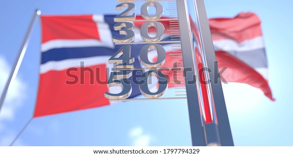 Minus 40 Degrees Centigrade On Thermometer Stock Illustration ...