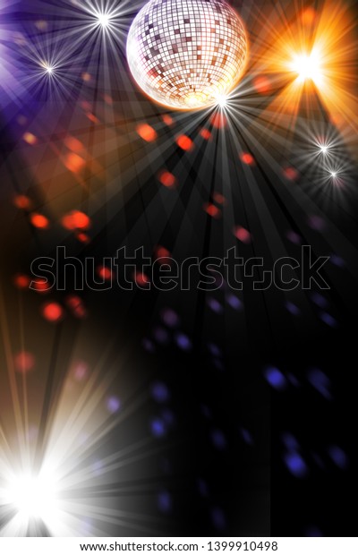Mirror Ball Background Image Material Stock Illustration 1399910498 ...