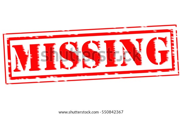 Missing Red Stamp Text On White Stock Illustration 550842367 | Shutterstock
