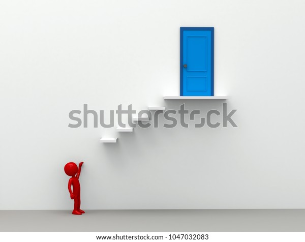 Missing Step3d Illustration Stock Illustration 1047032083