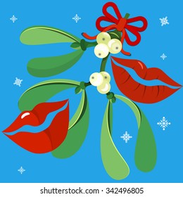 97 Mistletoe lips Images, Stock Photos & Vectors | Shutterstock