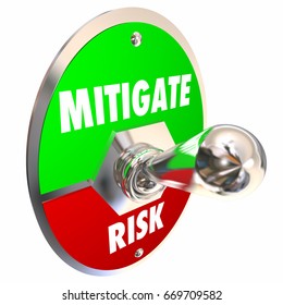 Mitigate Risk Reduce Dangers Mitigation Switch Stock Illustration ...