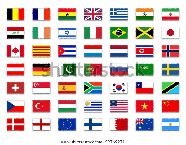 Mix Flags 스톡 일러스트 59769271