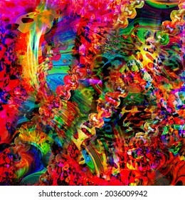 Mixed Color Background Pattern Work Stock Illustration 2036009942 ...