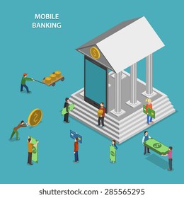 275 Customer walking into bank Stock Illustrations, Images & Vectors ...