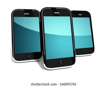 Mobility Devices Blue Wave Background Stock Illustration 146095745 ...