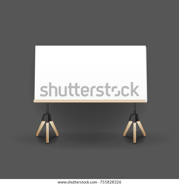 Mockup Modern Tripod Template Layout Template Stock Illustration ...