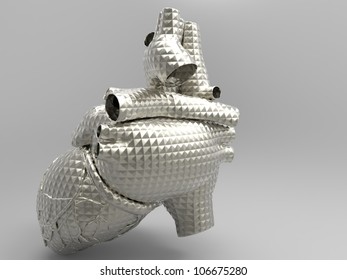 Model Artificial Human Heart Stock Illustration 106675286