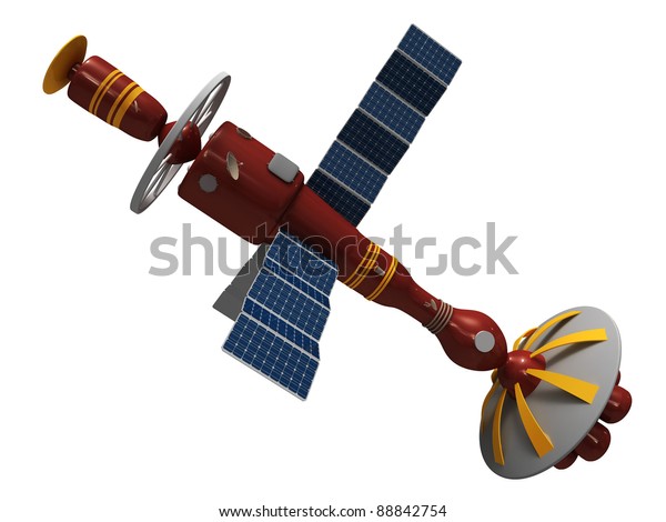 Model Artificial Satellite Stock Illustration 88842754 Shutterstock