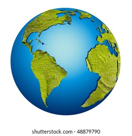 Model Earth Globe Stock Illustration 48879790 | Shutterstock