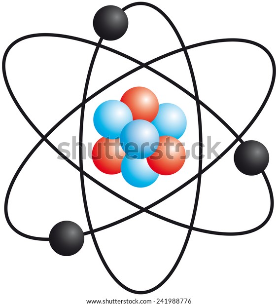 Model Lithium Atom On White Background arkistokuvitus 241988776