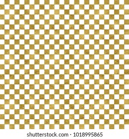 Modern Background Gold Checkerboard Pattern Stock Illustration ...