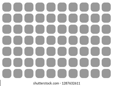 Modern Background Gray Squares Rounded Corners Stock Illustration ...