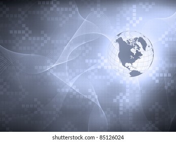 Modern Blue Global Background Stock Illustration 85126024 | Shutterstock