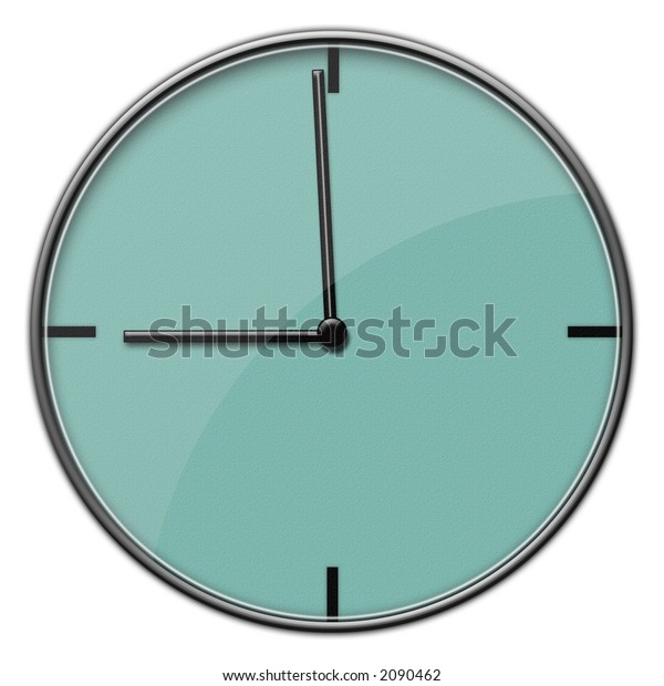 Modern Clock 900 Stock Illustration 2090462
